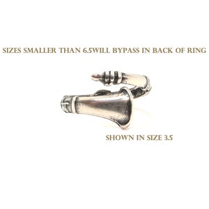 Clarinet Ring Silver Gold Rose Gold Brass Finishes - Etsy