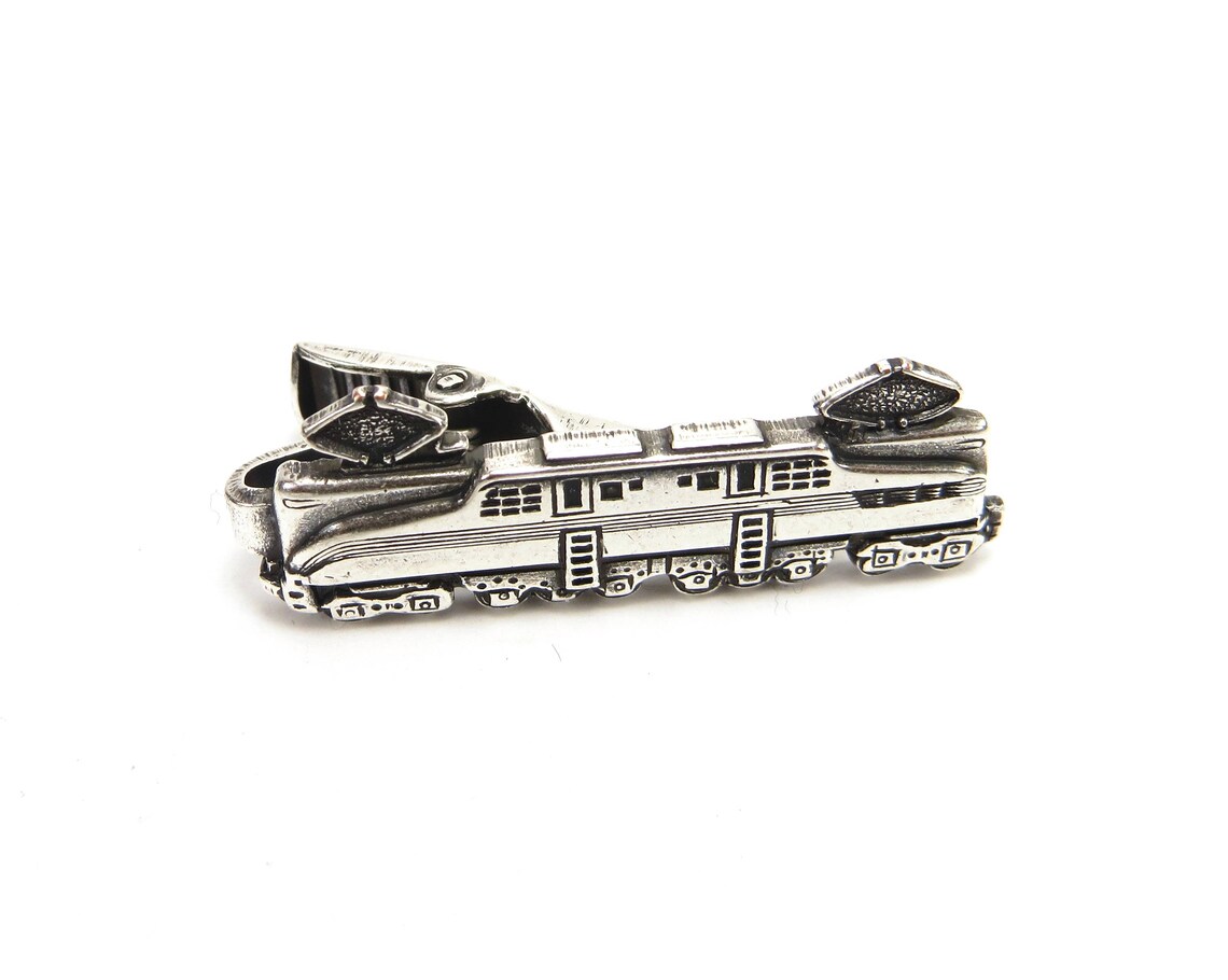 Train Tie Clip Electric Locomotive Tie Bar Train Tie Bar | Etsy