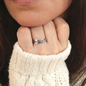 Small Violin Ring, Sterling Silver, 24K Gold, Rose Gold Finishes ...