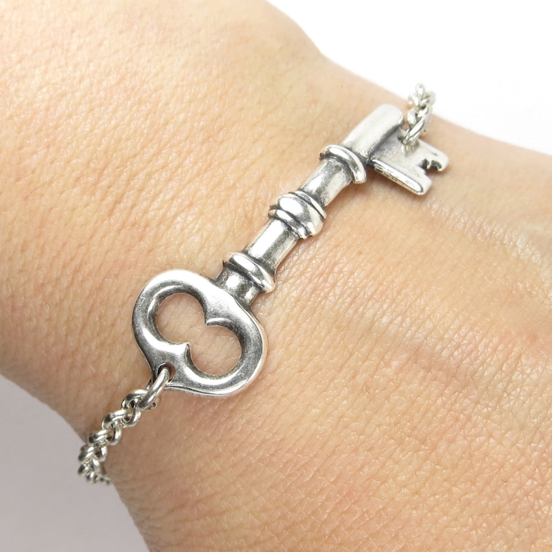 Silver Key Jewelry - Etsy