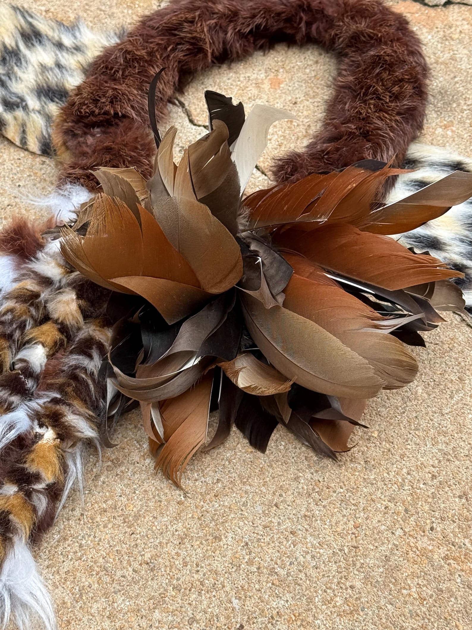 Traditional Zulu Warrior / Chief Headband - Umqhele - Otter - FULL SET ...