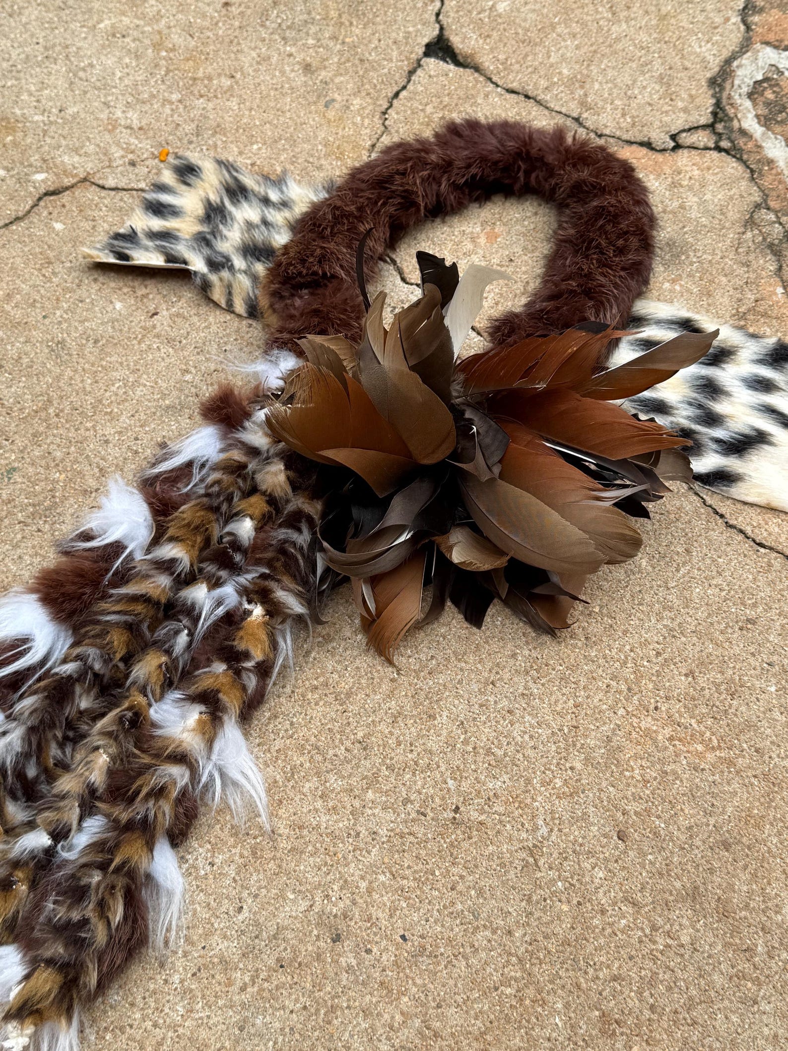 Traditional Zulu Warrior / Chief Headband - Umqhele - Otter - FULL SET ...