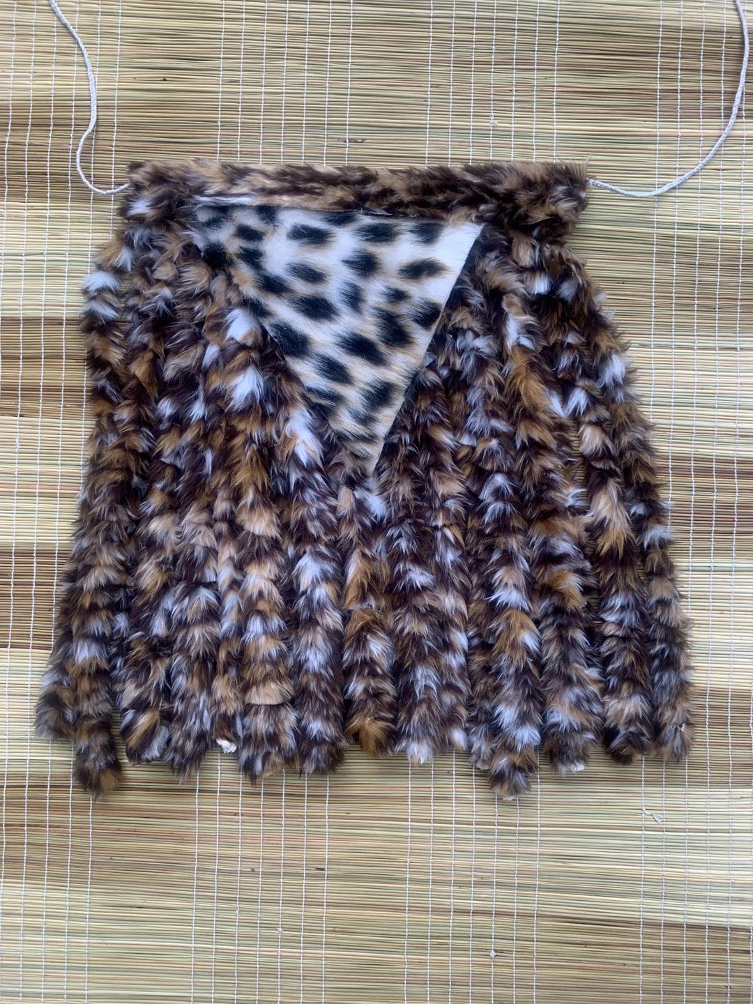 Traditional Zulu Warrior / Chief Kilt - Isinene & Ibheshu Combination ...