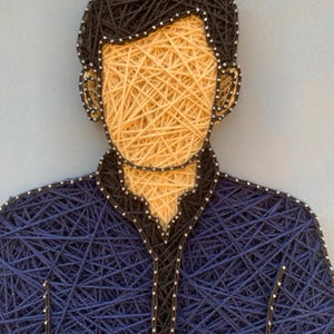 Customized Portrait Couple String Art | MADE TO ORDER | Personalized String Art Portrait ...