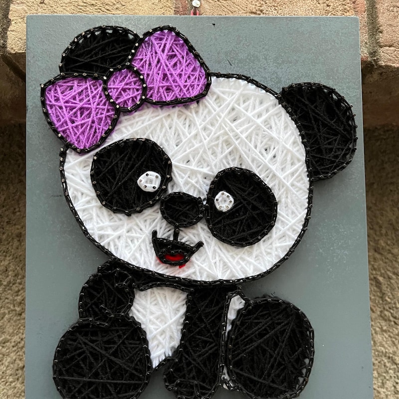 Panda String Art - Etsy