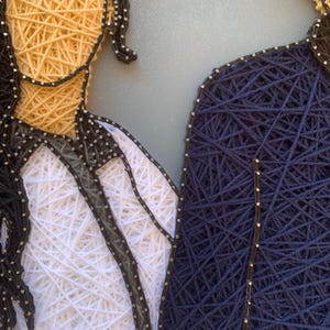 Customized Portrait Couple String Art | MADE TO ORDER | Personalized String Art Portrait ...