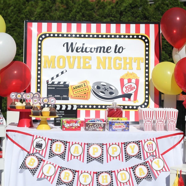 Movie Night Decorations - Etsy