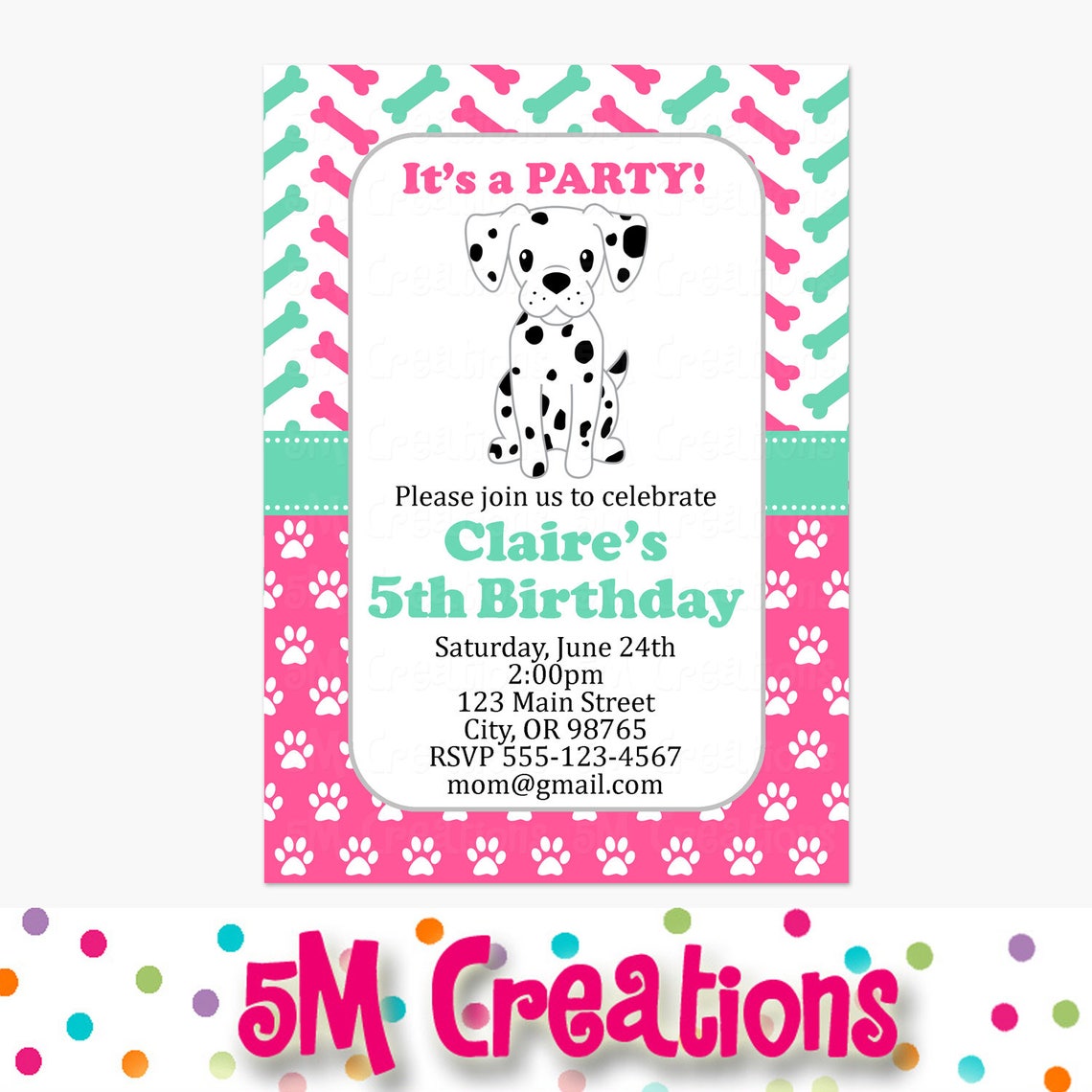 Puppy Birthday Party Printable Decorations Dog Birthday | Etsy