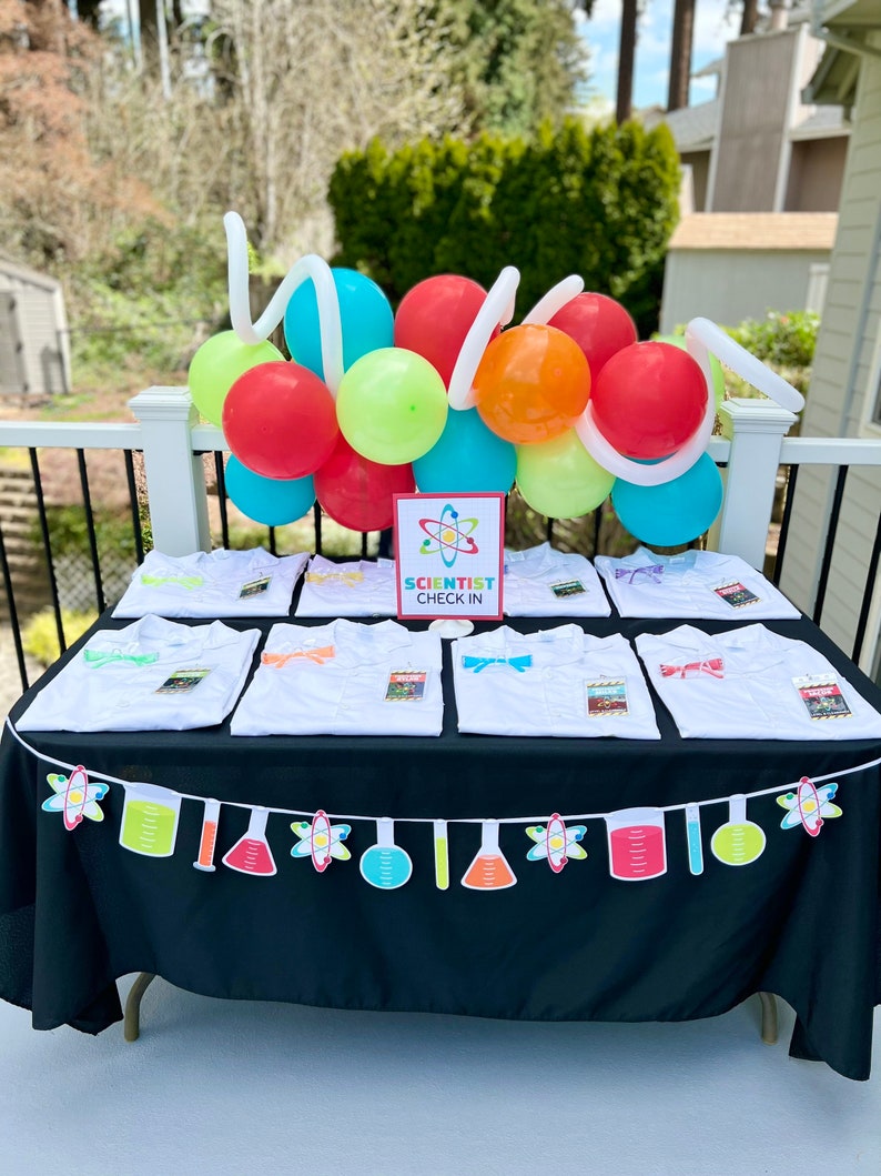 Science Party Decor Printable Party Package Science - Etsy