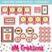 Popcorn Birthday Party Decor EDITABLE Printable Instant Download PDF ...