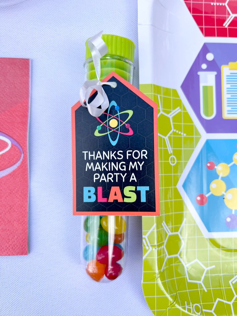 Science Party Decor - Printable Party Package - Science Birthday Party ...