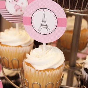 Paris Birthday Party Decorations - Paris Party Printable Decor -paris ...