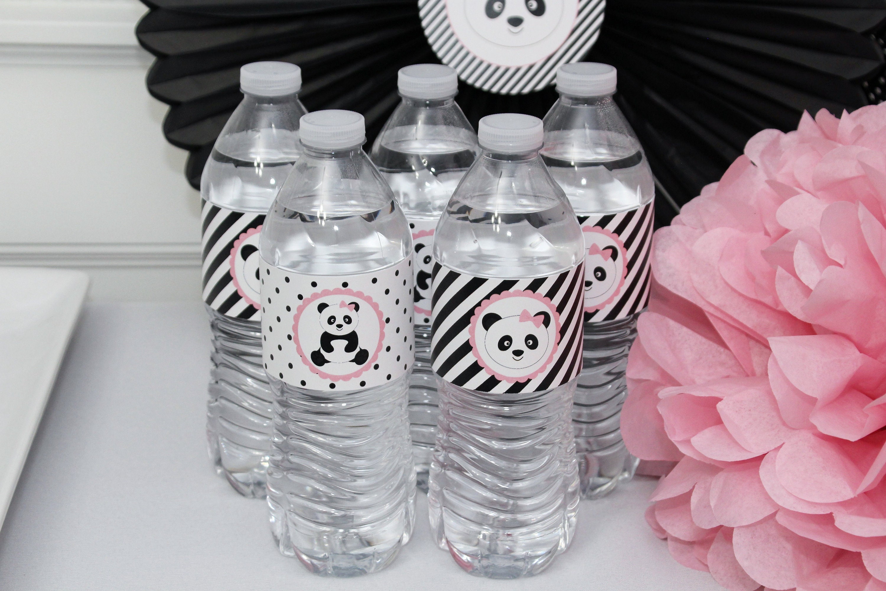 Panda Party Decor - Panda Birthday Party Printables - Printable Pink ...