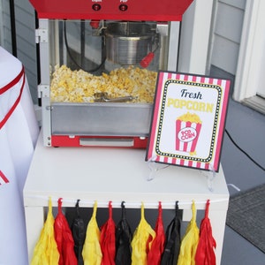 Movie Night Birthday Party Decor - EDITABLE Printable Instant Download ...