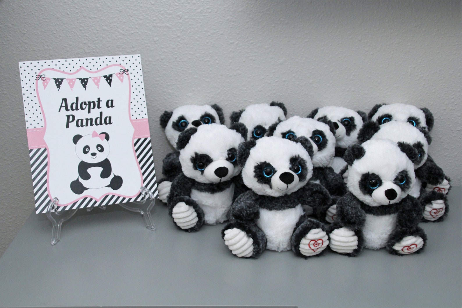 Panda Party Decor - Panda Birthday Party Printables - Printable Pink ...
