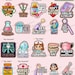 Funny Medical Stickers: Nurse & Healthcare Humor - PNG + SVG Bundle - Etsy
