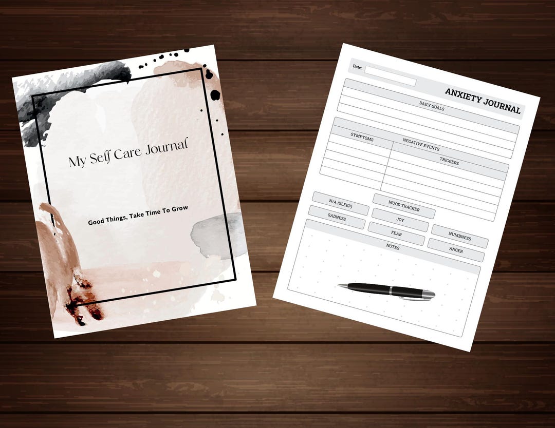 Anxiety Self-care Journal | Printable Mental Health Worksheet for Teens ...