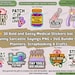 Funny Medical Stickers: Nurse & Healthcare Humor - PNG + SVG Bundle - Etsy