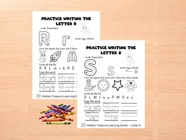 Easter Alphabet Tracing Worksheets A–Z | Pre-k & Kindergarten Letter ...