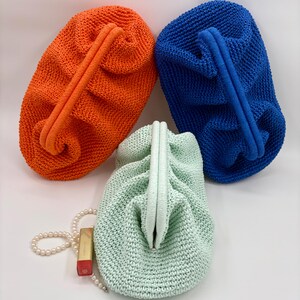 Straw Summer Pouch Bag *modern Natural Wicker Handmade Clutch Bag for ...