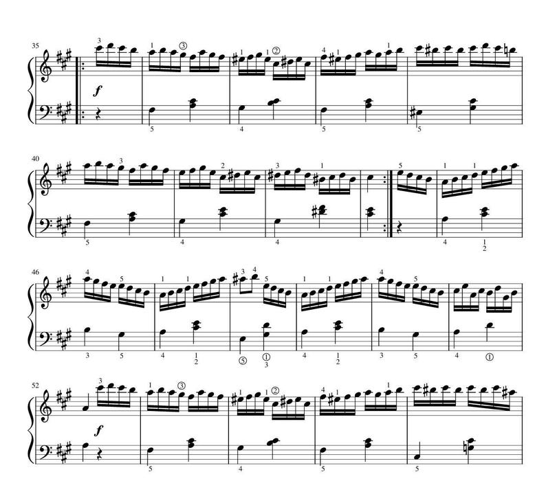 Turkish March / Rondò Alla Turca (mozart) Piano Sheet Music, Digital ...