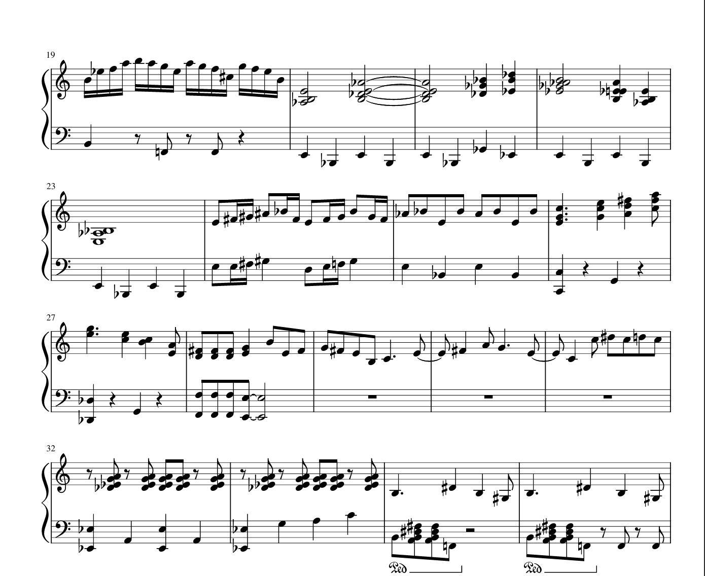 The Simpsons Theme (danny Elfman) Piano Sheet Music, Digital ...