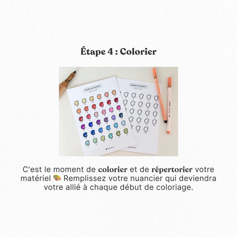 Nuancier Vierge PDF Pour Coloriage · Tout Type De Matériel · DIY ...