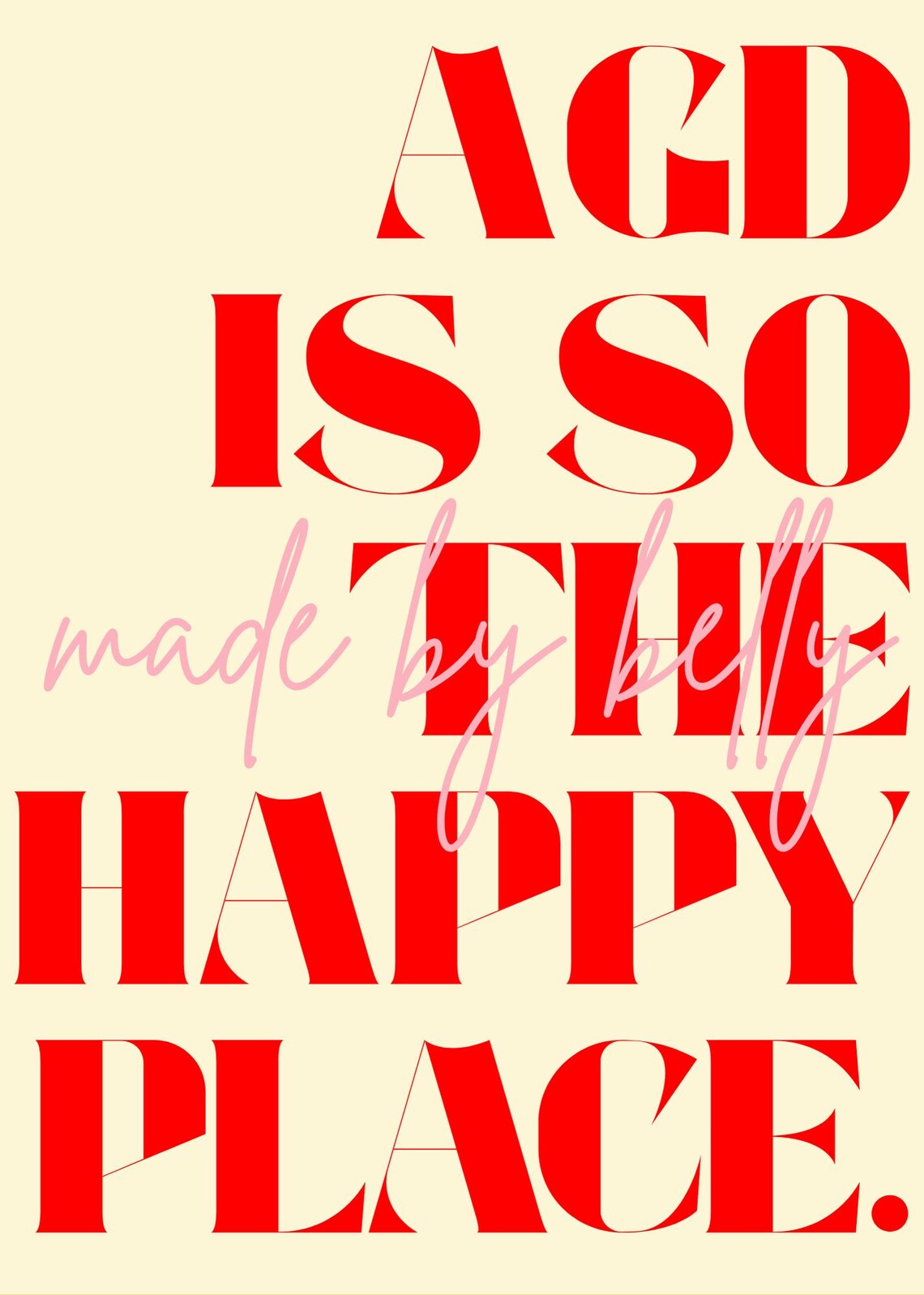 Alpha Gamma Delta Print Set - Etsy