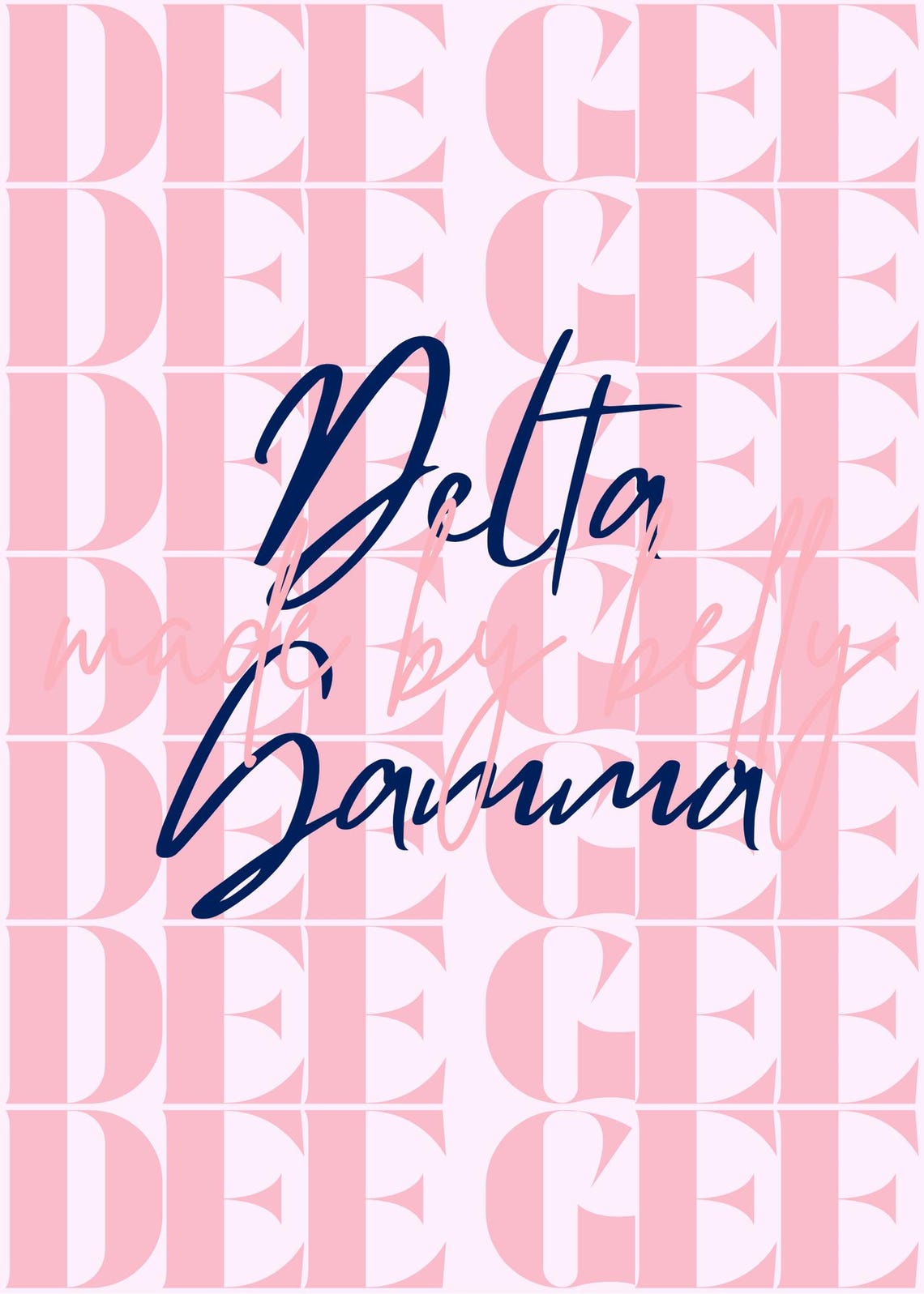Delta Gamma Print Set - Etsy