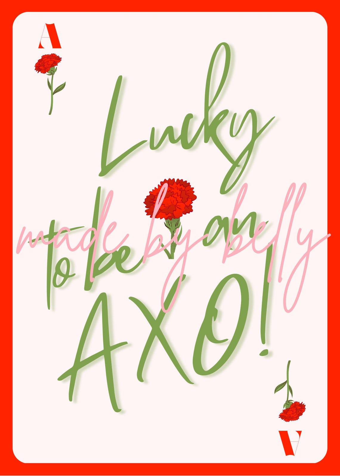 Alpha Chi Omega Print Set - Etsy