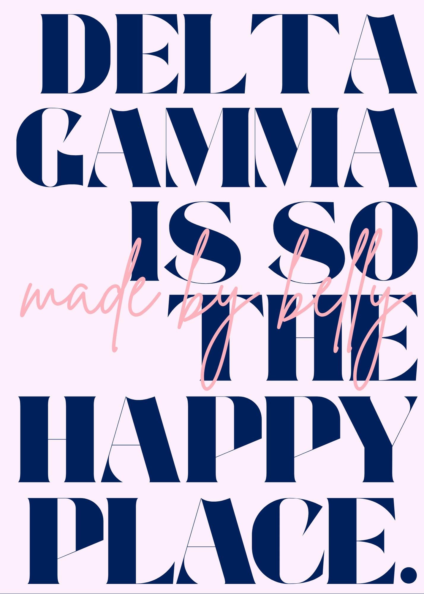 Delta Gamma Print Set - Etsy