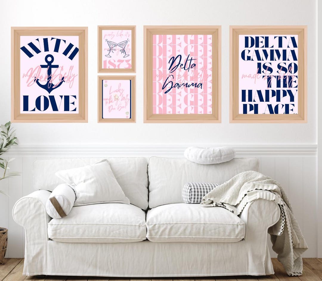 Delta Gamma Print Set - Etsy