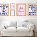 Delta Gamma Print Set - Etsy