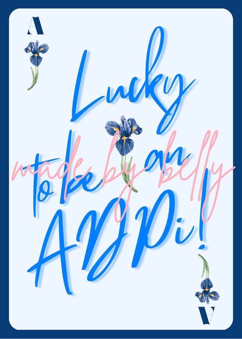 Alpha Delta Pi Print Set - Etsy