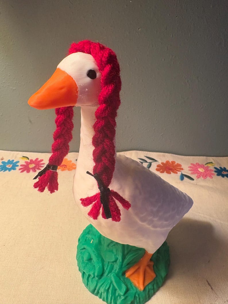 Desk Goose Wig Set: Bright - Etsy