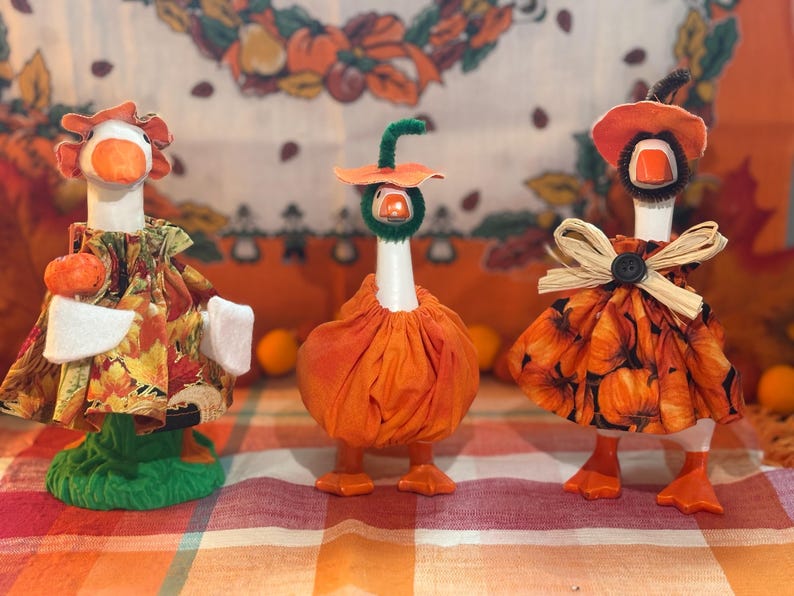 Desk Goose Pumpkin Outfits - Etsy