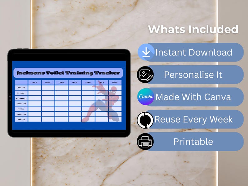 Dry Night Tracker | Toilet Training Tracker – Printable Chart for Kids ...