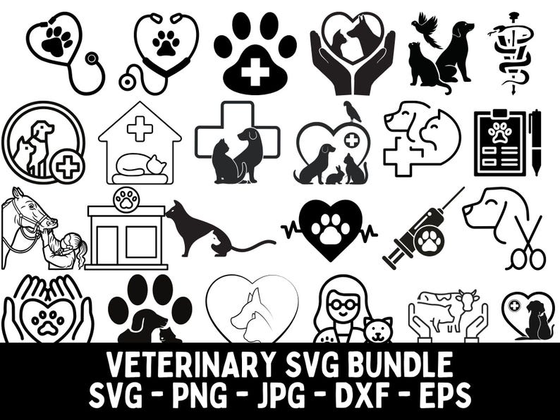 Vet Svg Bundle Vet Png Bundle Veterinarian Svg Bundle Veterinarian Png ...