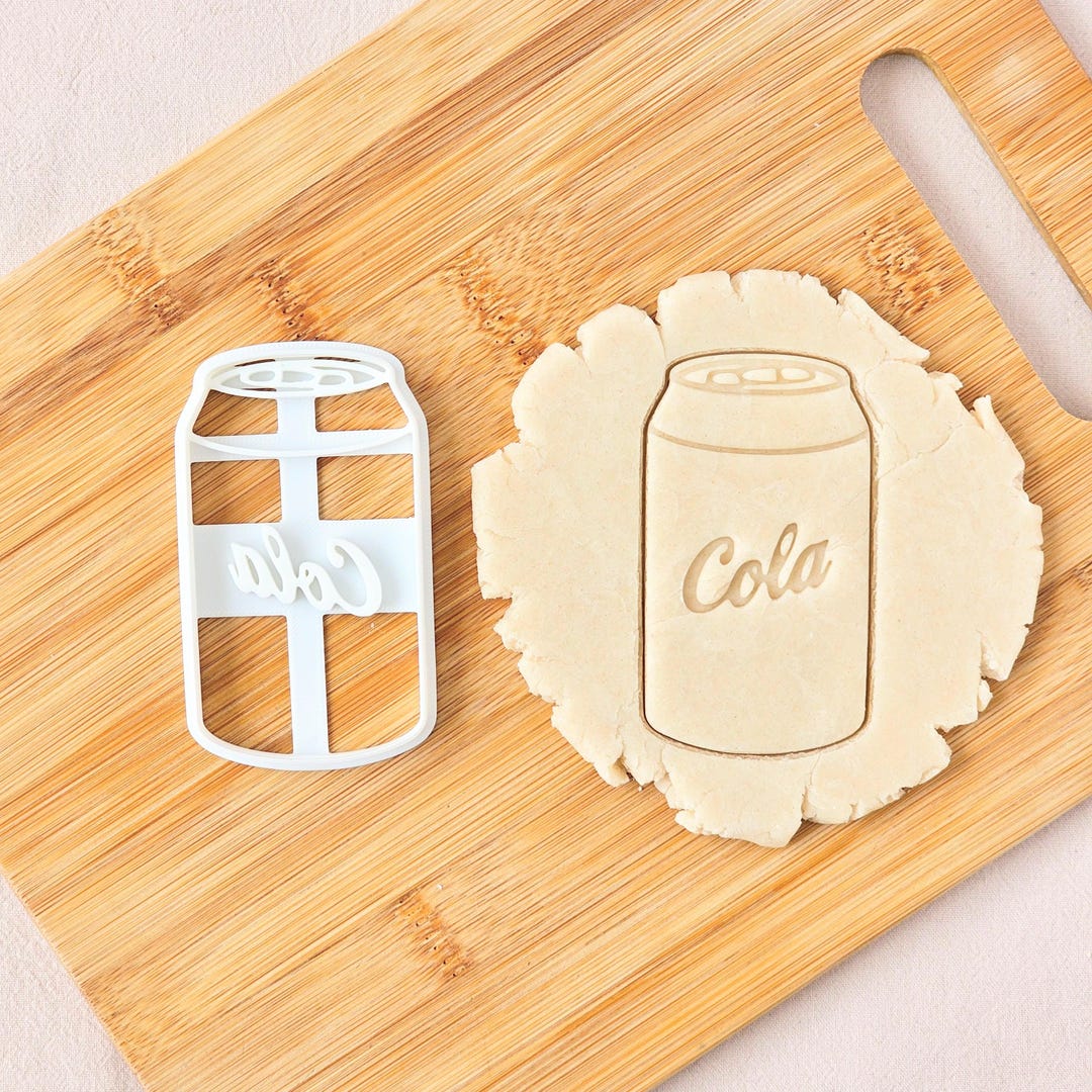 Soda Pop Cookie Cutter- Soft Drink, Fizzy Drink, Cute Fastfood Baby ...