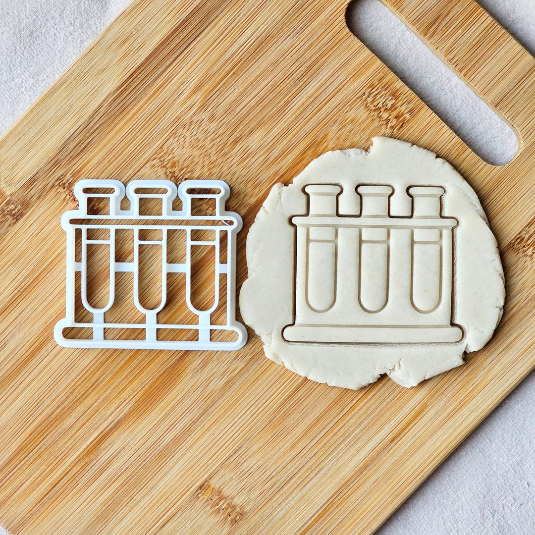 Test Tube Holder Cookie Cutter- Lab Equipment Science STEM Theme Baking ...