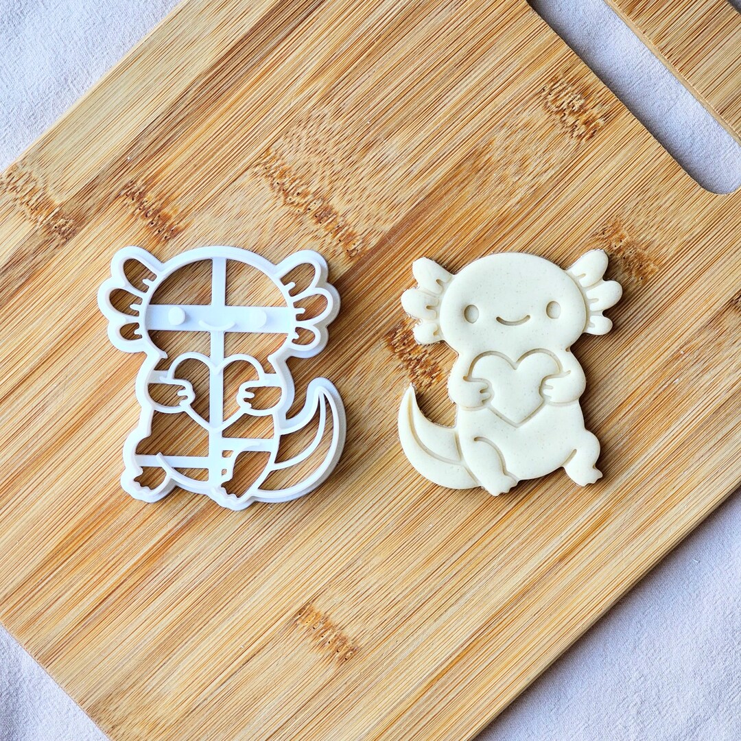 Axolotl Cookie Cutter- Valentine Baking, Baking & Clay Tools - Etsy