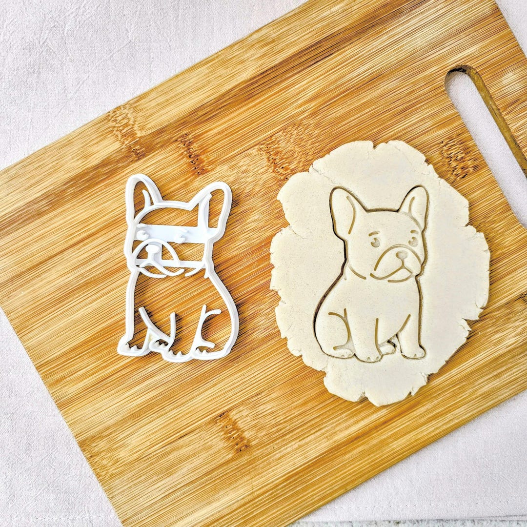 French Bulldog Dog Cookie Cutter Bulldog Cookie Mold Dog Biscuit Gift ...