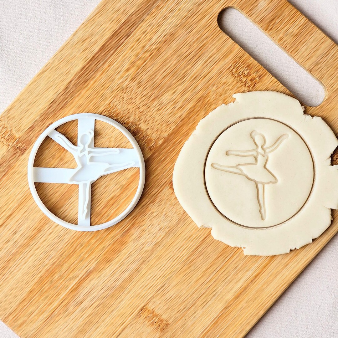Ballerina Cookie Cutter- Ballet Shoes and Dancer - Etsy
