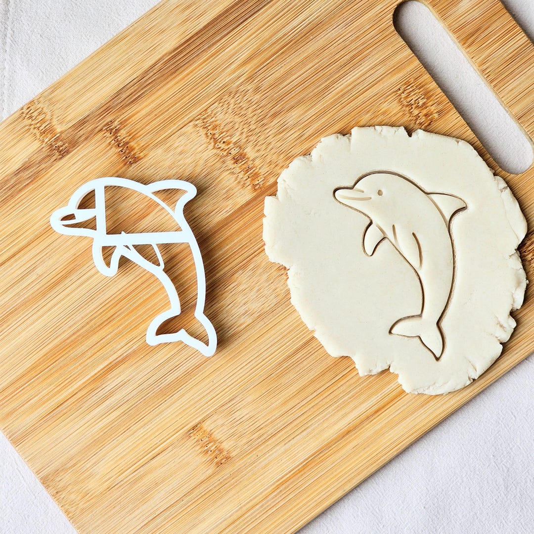 Dolphin Cookie Cutter- Marine Animals, Under the Sea Baby Shower ...