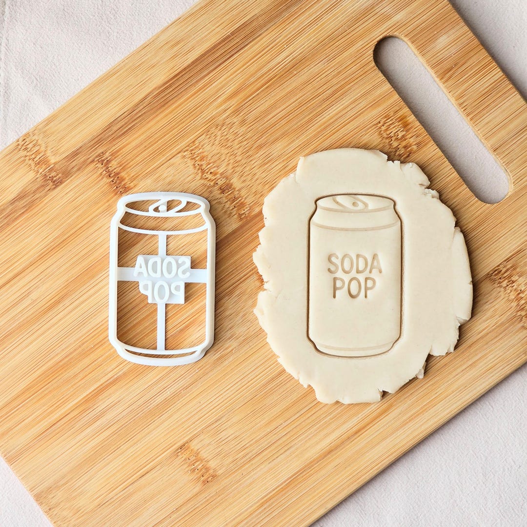 Soda Pop Cookie Cutter- Soft Drink Can, Biscuit Fondant Clay Cutters ...