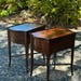 SOLD!!!! Antique Mahogany Side Tables – Deilcraft Pair With Carved ...