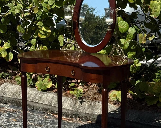 SOLD LOCALLY!! Vintage Bombay Company Vanity Table With Mirror ...