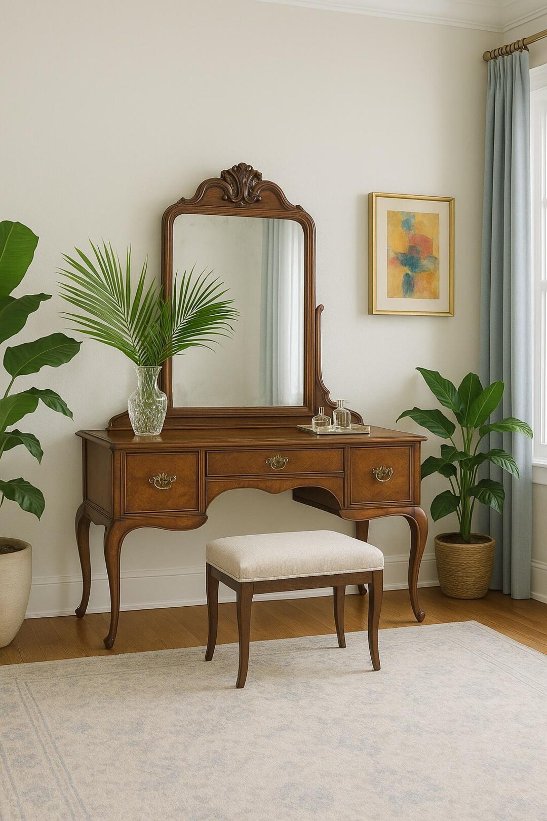 SOLD LOCALLY!!! Restored Antique Berkey & Gay Vanity With Mirror – All ...