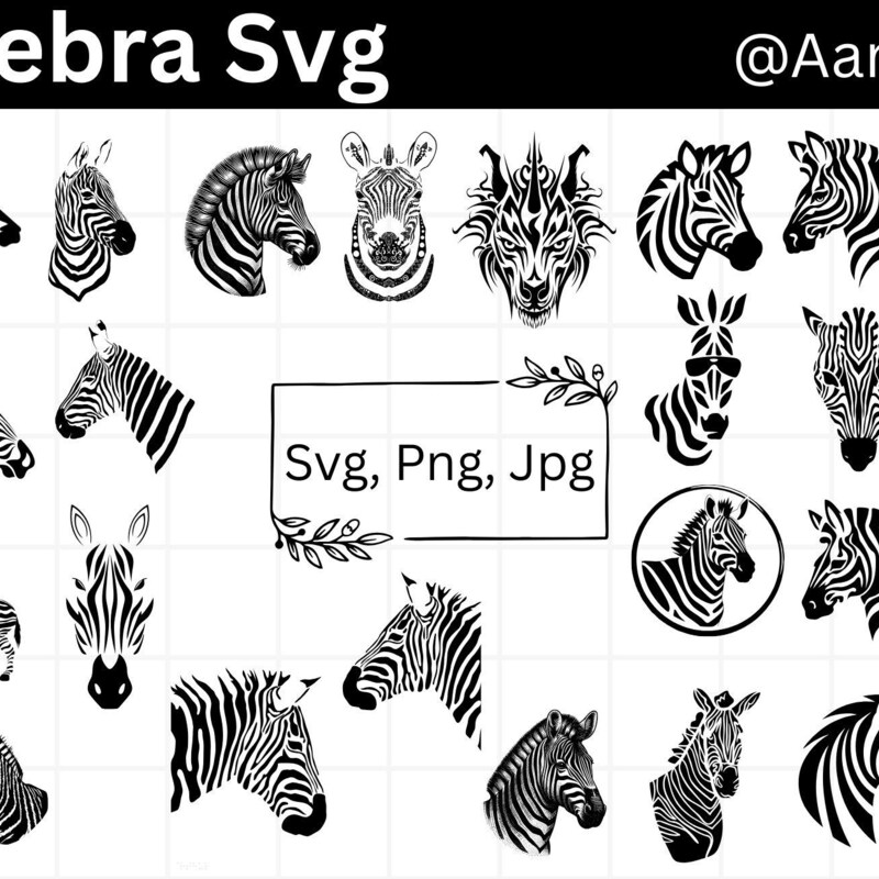 Zebra Cut File - Etsy