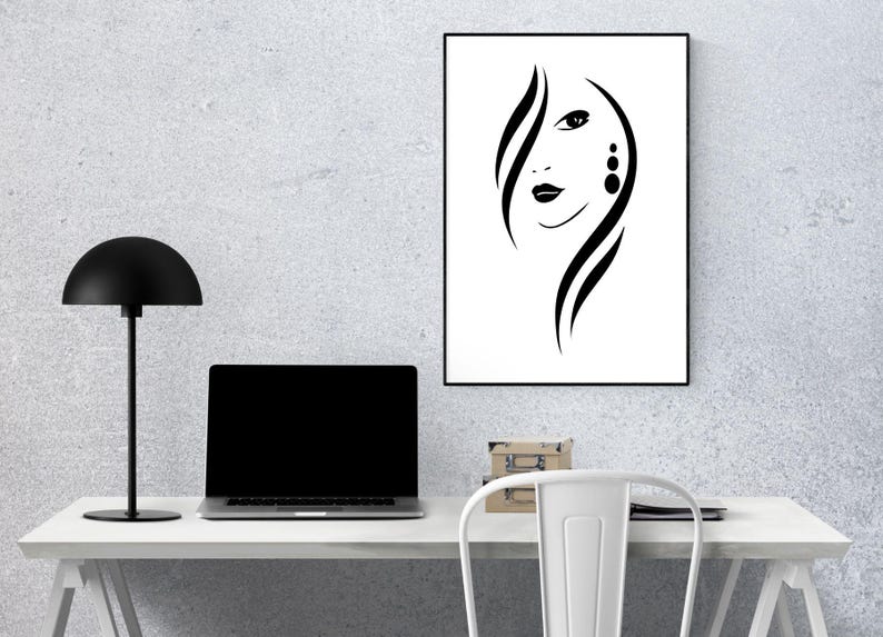 Woman Face SVG, Beautiful Face Svg, Woman Silhouette, Girl Face Svg ...